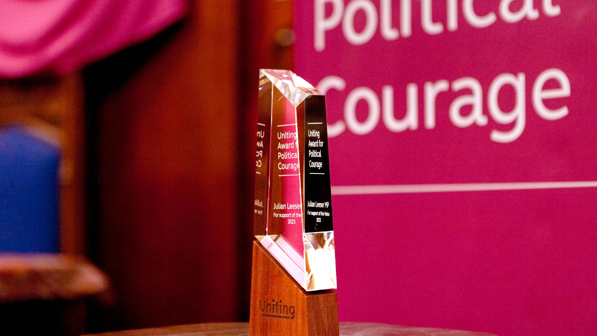 Uniting Political Courage Award