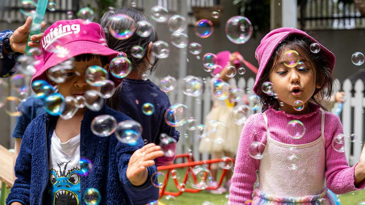 The magic of bubble play