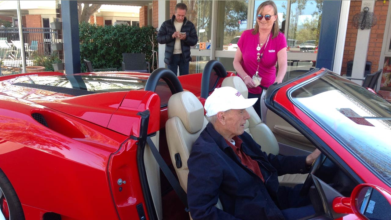 78-year-old takes Ferrari for a spin: How Uniting made a resident’s ...